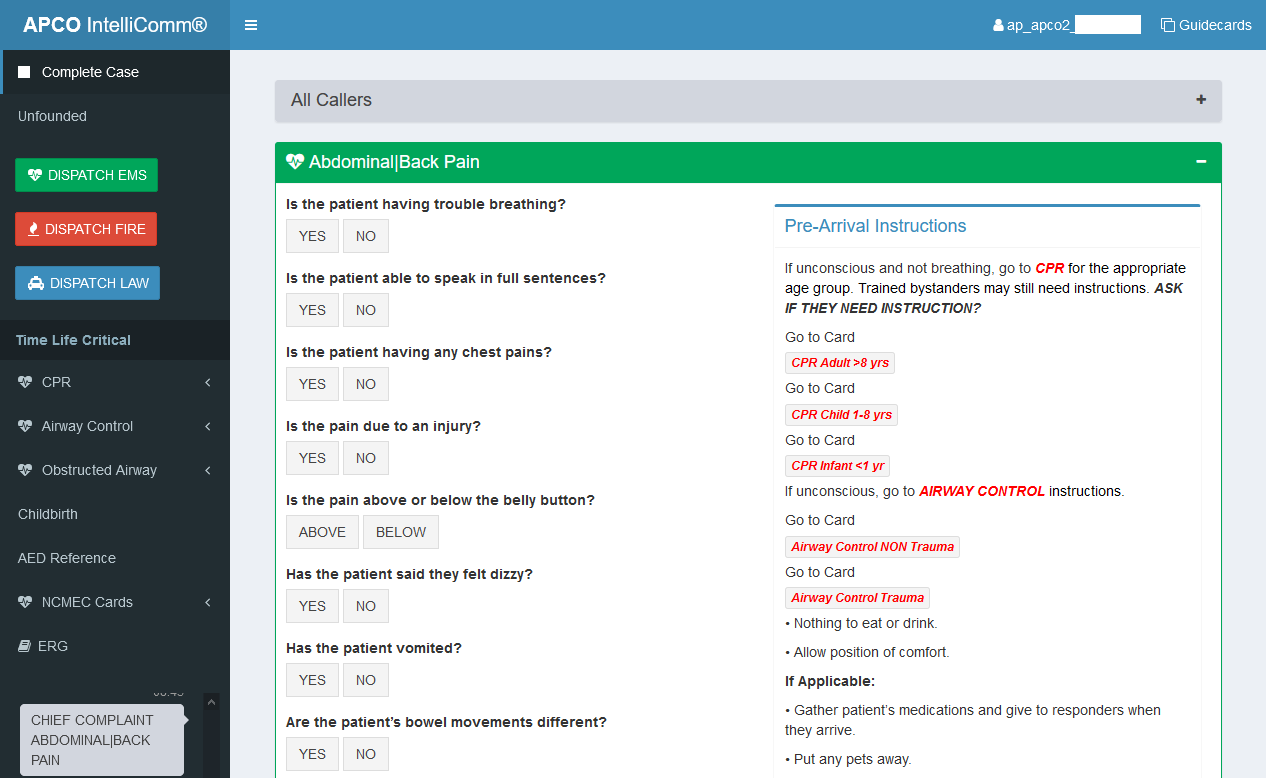 Features – APCO Intellicomm